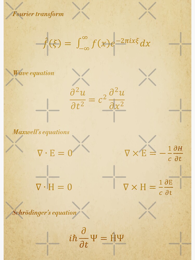 "Seven Equations That Rule Your World" Sticker for Sale by ...