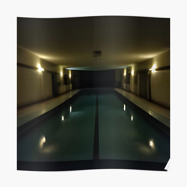 The Pool Rooms Liminal Space Horror Creepy Vertigo Poster For