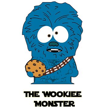 "The Wookiee Monster" Sticker for Sale by pablucho0 | Redbubble