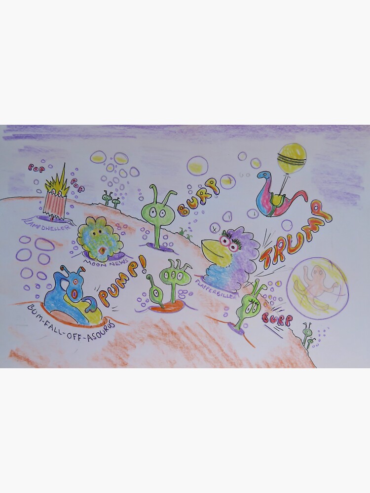 "Crazy Creatures from the Moon." Sticker for Sale by karillapigpro ...