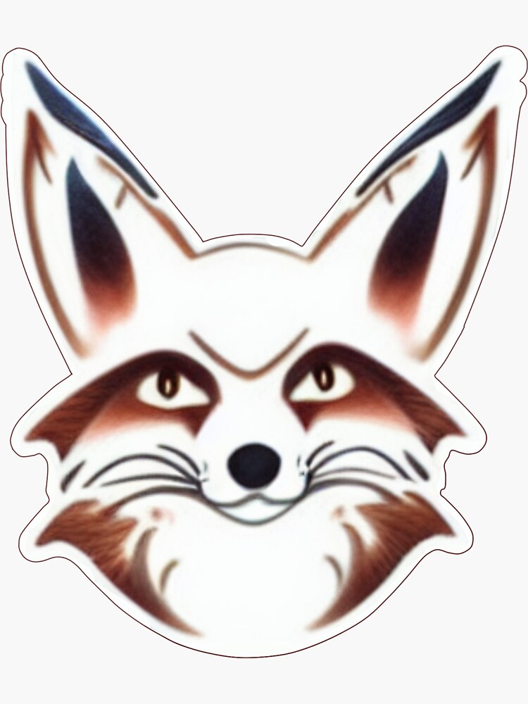 "Chibi Fox" Sticker for Sale by Dreadultrax | Redbubble