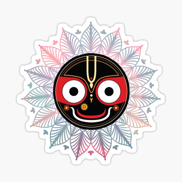 "Indian god Lord Jagannath " Sticker for Sale by Krishnavi | Redbubble