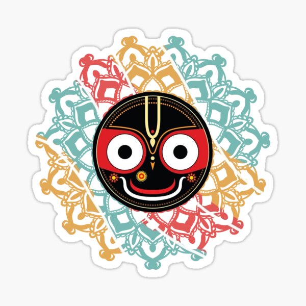 "Indian god Lord Jagannath " Sticker for Sale by Krishnavi | Redbubble