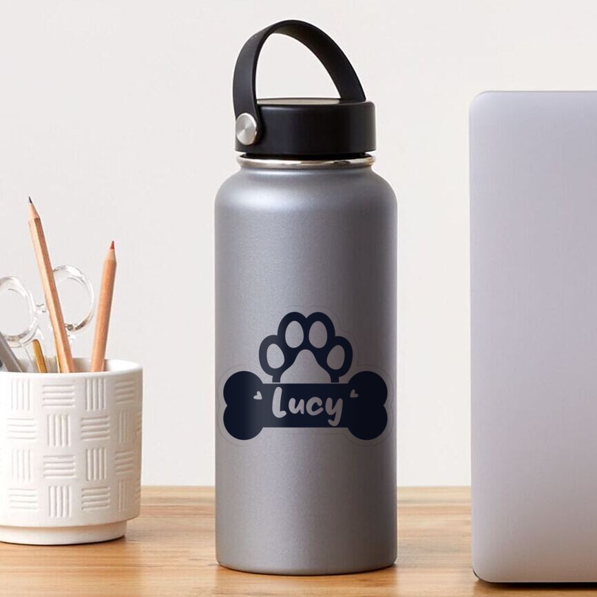 "Lucy dog name " Sticker for Sale by Tifazak | Redbubble