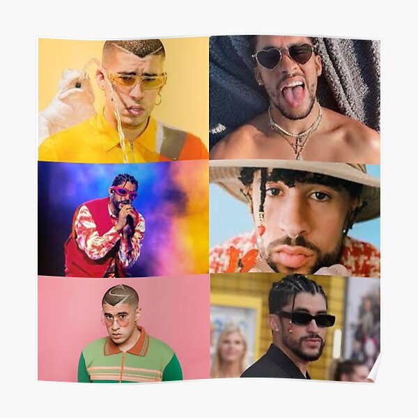 "Bad Bunny" Poster for Sale by aishaf4rias | Redbubble