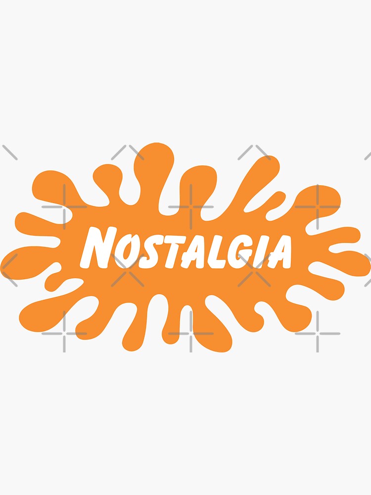 "Nostalgia - Nicktoons 90's Kids Graphic" Sticker for Sale by dariusone ...