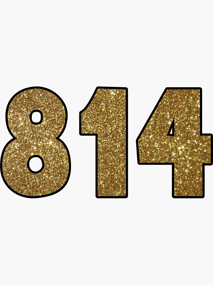 "814 Pennsylvania PA " Sticker for Sale by occultart | Redbubble