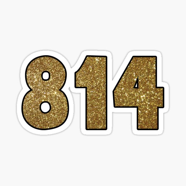 "814 Pennsylvania PA " Sticker for Sale by occultart | Redbubble