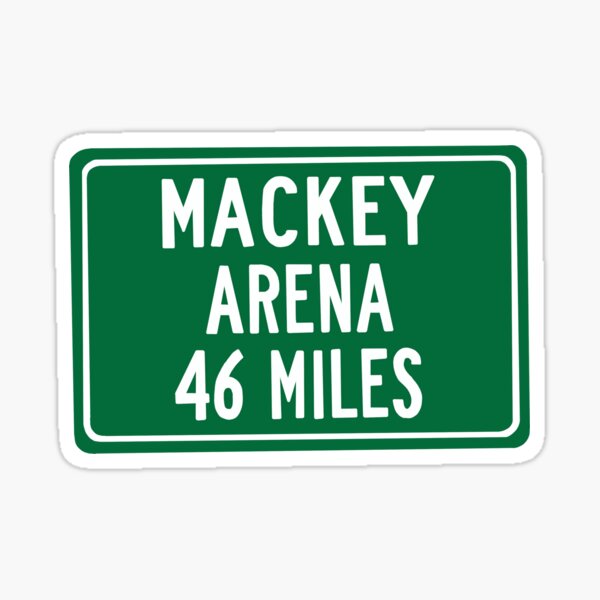 "Mackey Arena Road Sign" Sticker for Sale by livikrull6 | Redbubble
