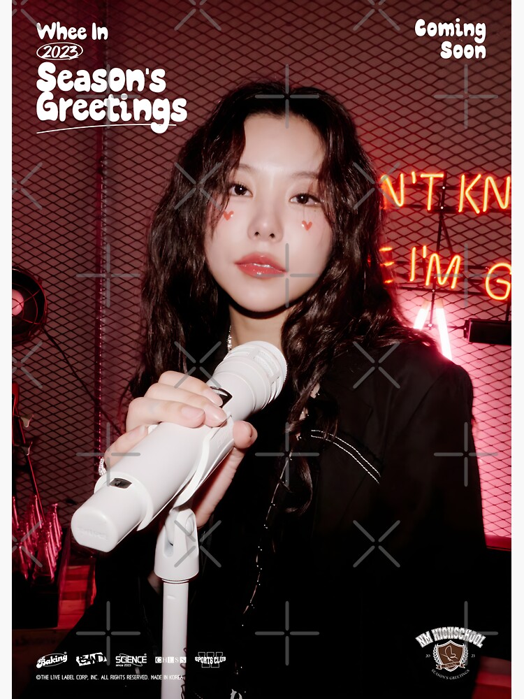 "Wheein Season's Greetings 2023" Sticker for Sale by mondongos | Redbubble