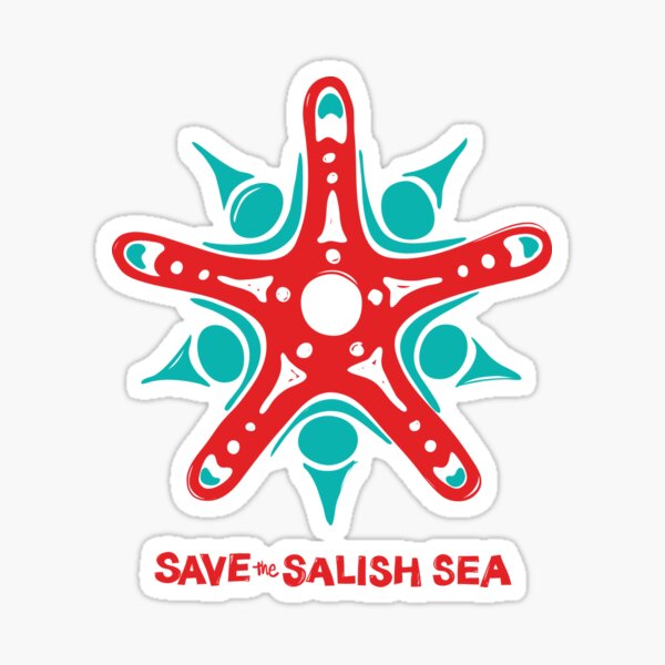 "Save the Salish Sea" Sticker by LonghouseMedia | Redbubble