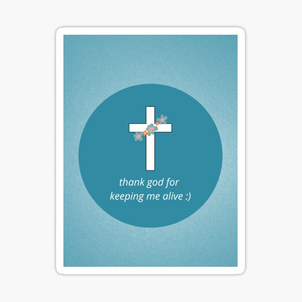 "still alive" Sticker for Sale by gabrielalopez05 | Redbubble