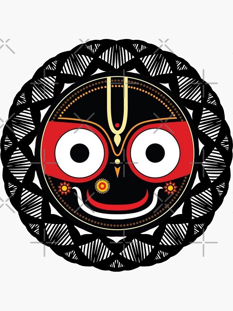 "Indian god Lord Jagannath " Sticker for Sale by Krishnavi | Redbubble