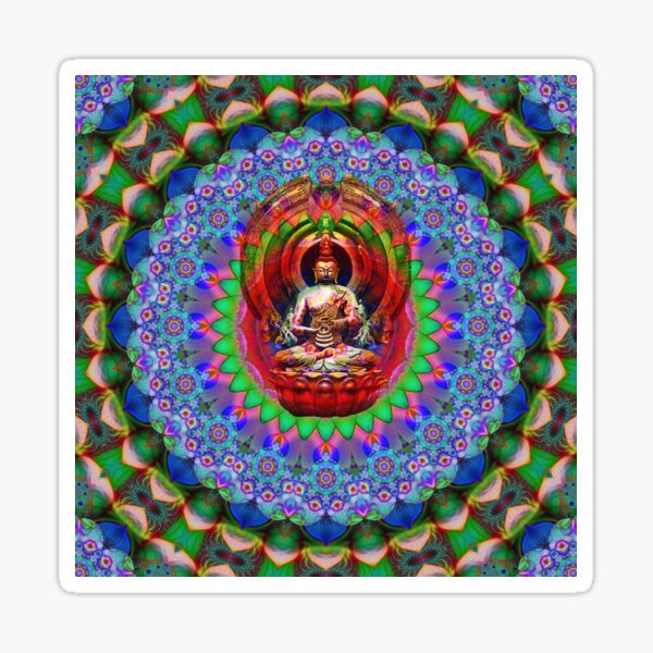 "Daily Focus Mandala 10-30-2022-Buddha" Sticker for Sale by ...
