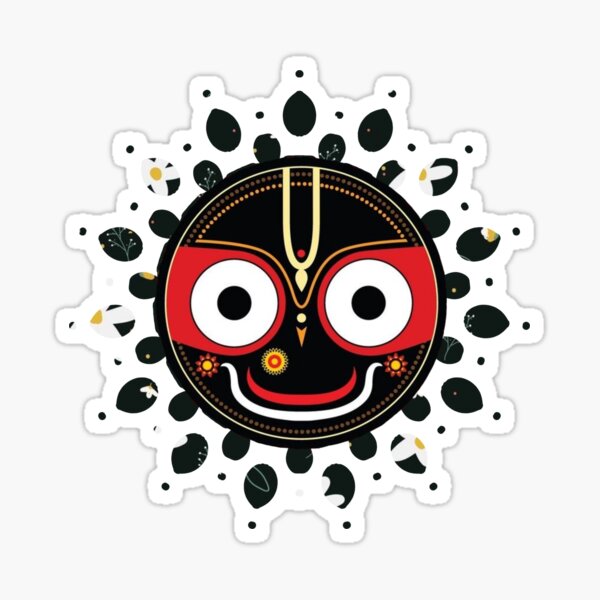 "Indian god Lord Jagannath " Sticker for Sale by Krishnavi | Redbubble