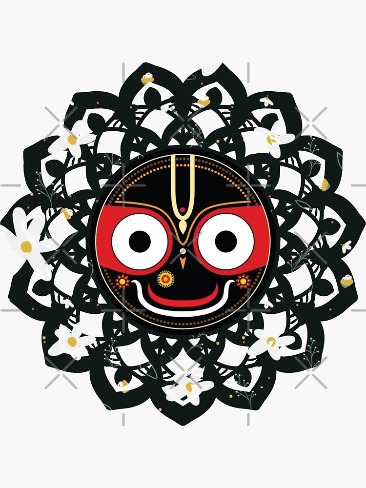 "Indian god Lord Jagannath " Sticker for Sale by Krishnavi | Redbubble