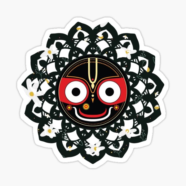 "Indian god Lord Jagannath " Sticker for Sale by Krishnavi | Redbubble