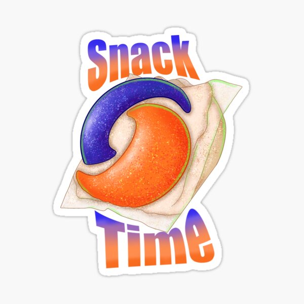 "Snack Time!!" Sticker for Sale by Jillicious5 | Redbubble