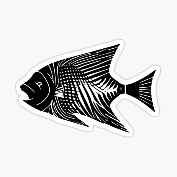 "Angelfish" Sticker for Sale by zeylila | Redbubble
