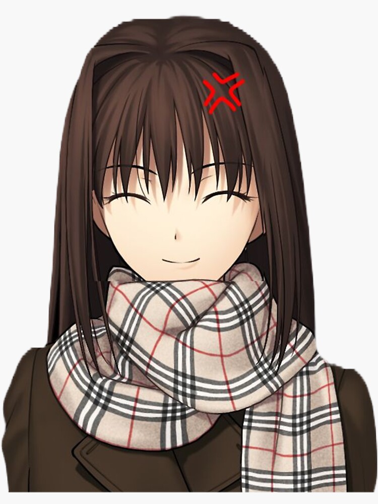 "Aoko Ticked Off" Sticker for Sale by llsinon360ll | Redbubble