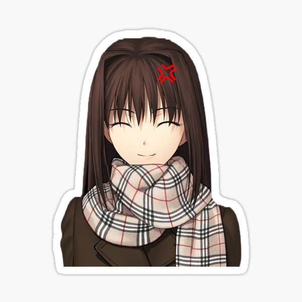 "Aoko Ticked Off" Sticker for Sale by llsinon360ll | Redbubble