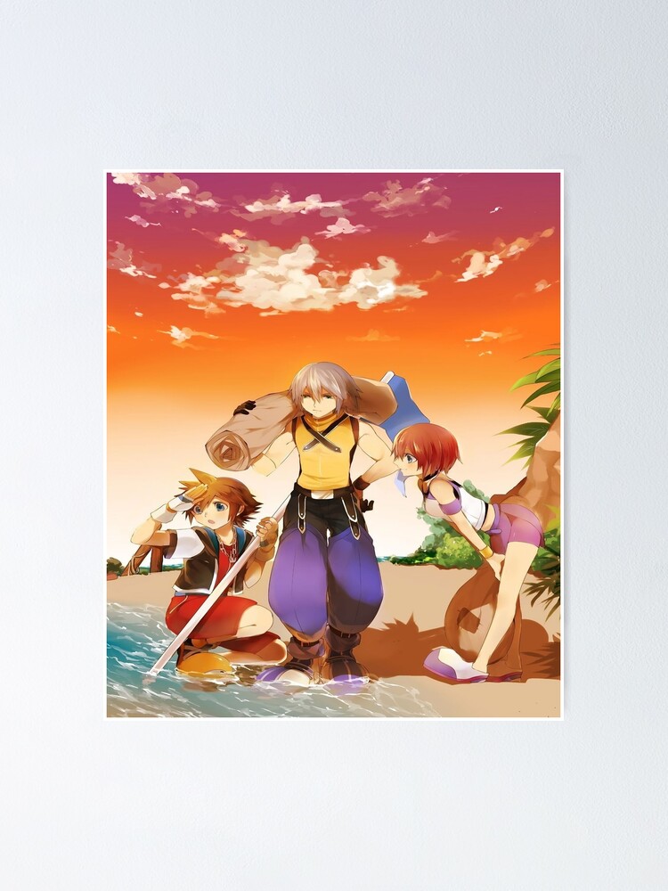 "kingdom hearts team sora art" Poster for Sale by romepleione | Redbubble