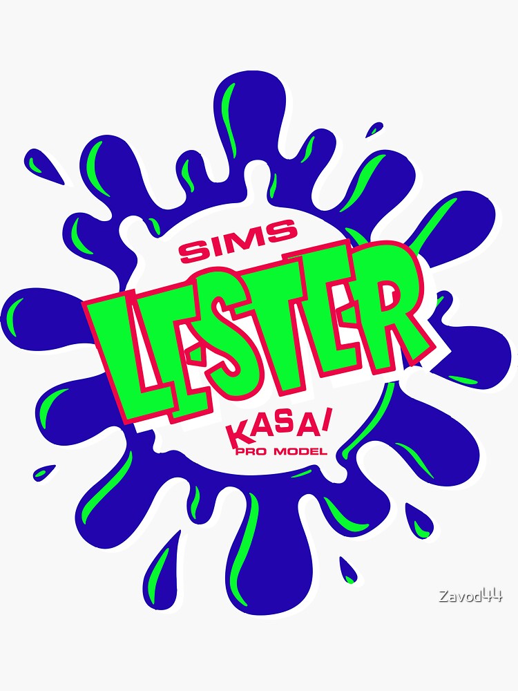 "Sims Lester Kasai Pro Model" Sticker for Sale by Zavod44 | Redbubble