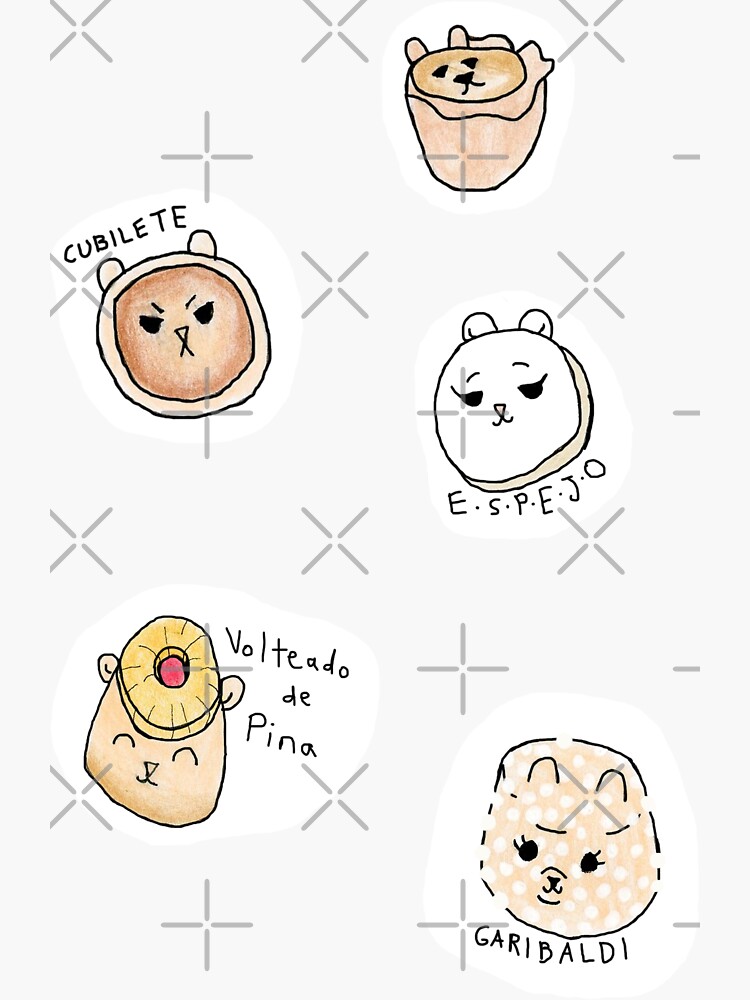 "Pan Dulce Pals 2.0" Sticker for Sale by Ursavilla | Redbubble