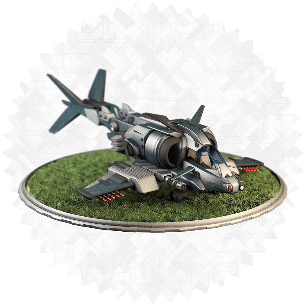 "Futuristic Gunship" by FelipeVera | Redbubble