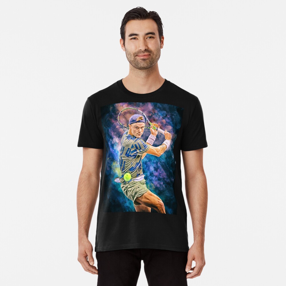 "Holger Rune plays backhand. Paris 2022. Digital artwork print art wall ...