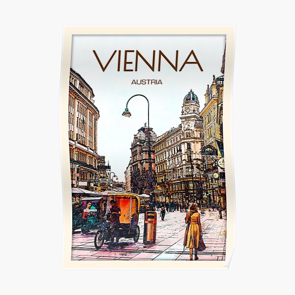 "Vienna Travel Art" Poster for Sale by nifroart2022 | Redbubble