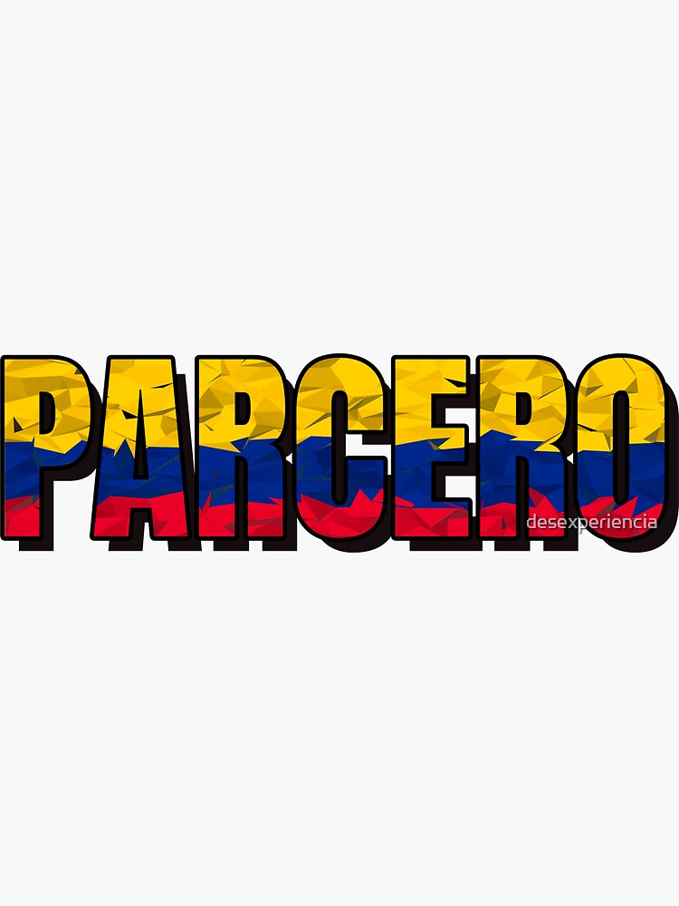 "Parcero Colombia " Sticker for Sale by desexperiencia | Redbubble