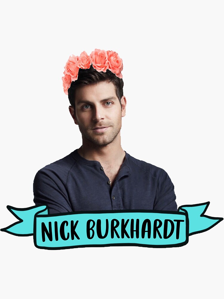 "Nick burkhardt " Sticker for Sale by swanspirate520 | Redbubble