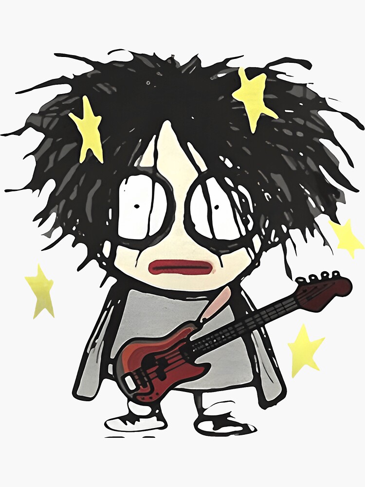 "The Cure meme" Sticker for Sale by SallyiMitchell | Redbubble