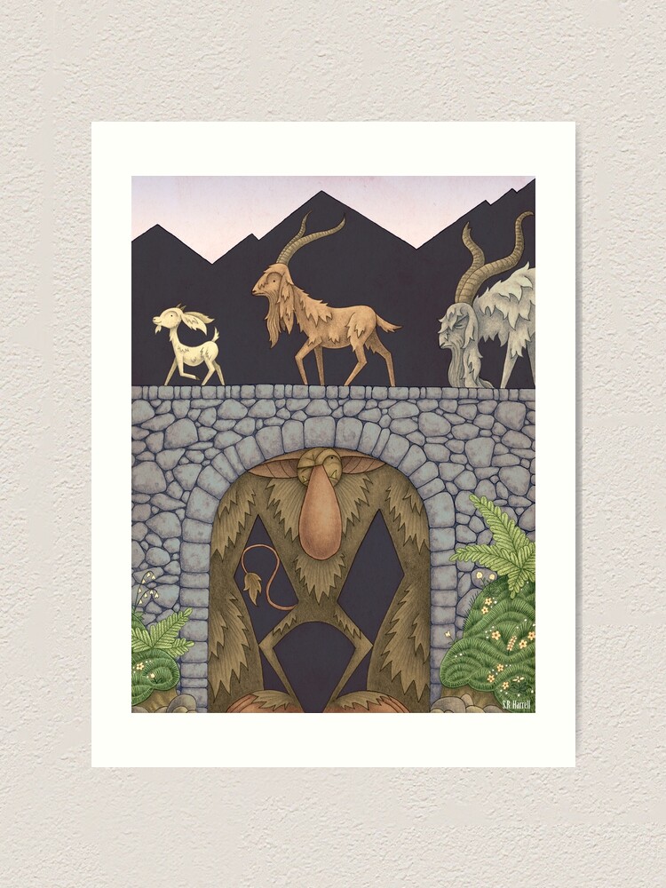 ""The Three Billy Goats Gruff"" Art Print for Sale by ScottHarrell ...