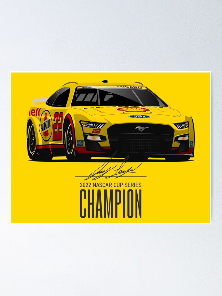 "Joey Logano 2022 Nascar Champion" Poster for Sale by Dibujoa-store ...