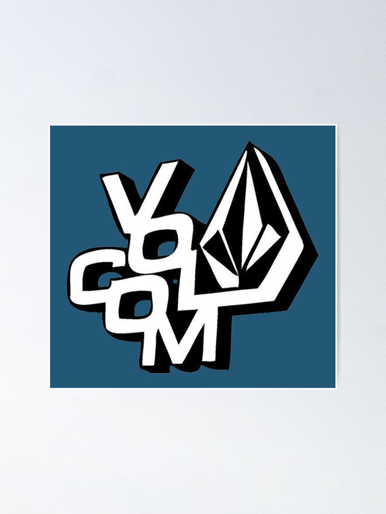 "B/W Vintage Classic Summer-Volcom-Surf Co" Poster for Sale by ...