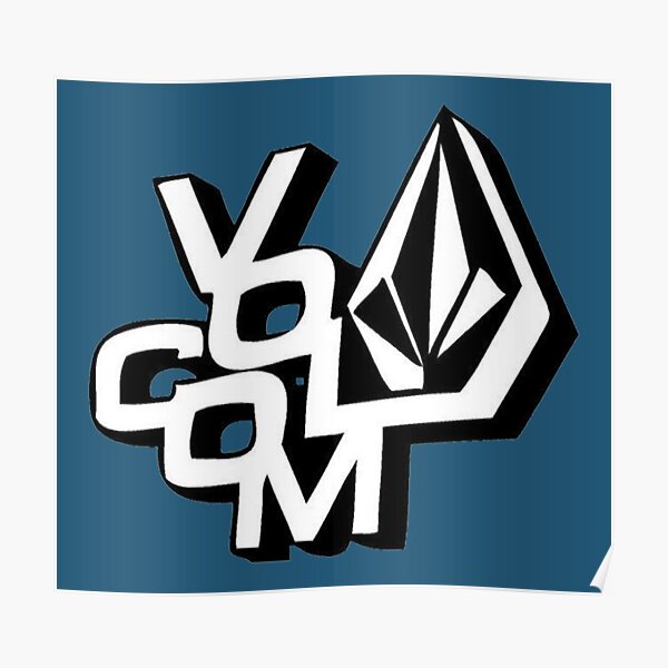 "B/W Vintage Classic Summer-Volcom-Surf Co" Poster for Sale by ...