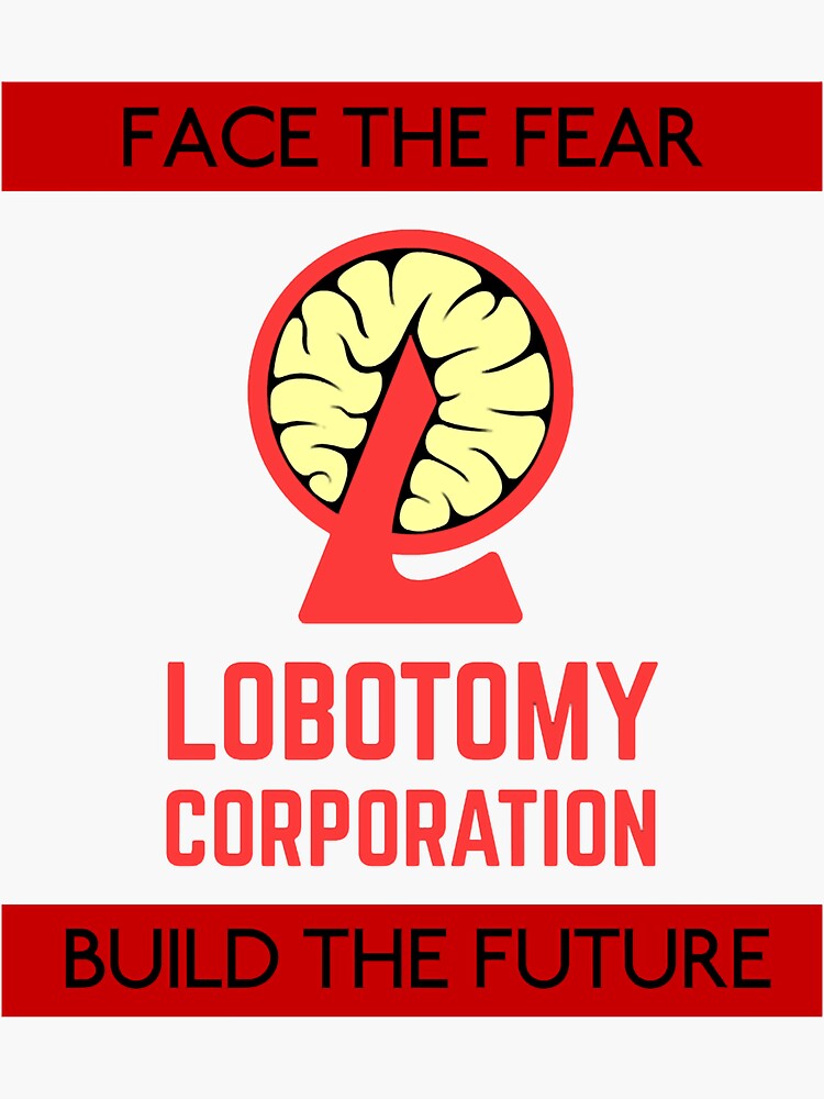 "Lobotomy Corporation" Sticker for Sale by WylieAndWild | Redbubble