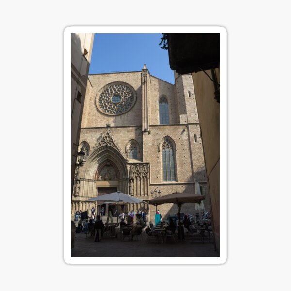 "santa maria del mar" Sticker for Sale by kippis | Redbubble