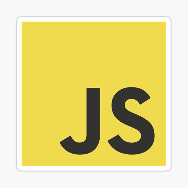"JS logo" Sticker for Sale by MrMyagii | Redbubble
