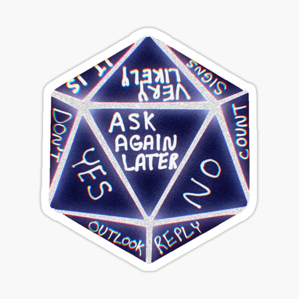 "Spooky d20" Sticker for Sale by MysteryBunny | Redbubble