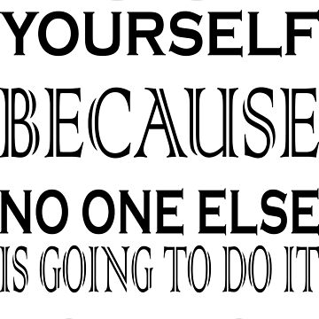 "Push Yourself" Sticker for Sale by All-Seasons | Redbubble