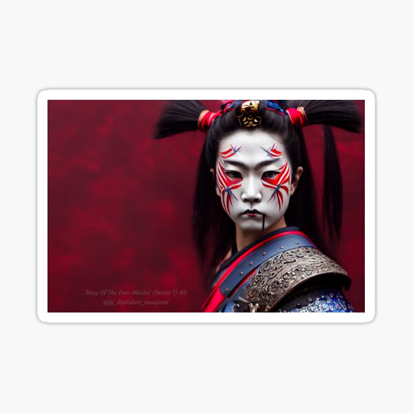 "Samurai Woman - 'Way Of The Onn-Musha' (Series 1) #2 " Sticker for ...