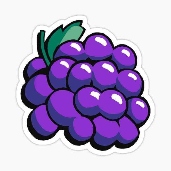 "Grapes Design 'Cute Design'" Sticker for Sale by thegreatkarlo | Redbubble