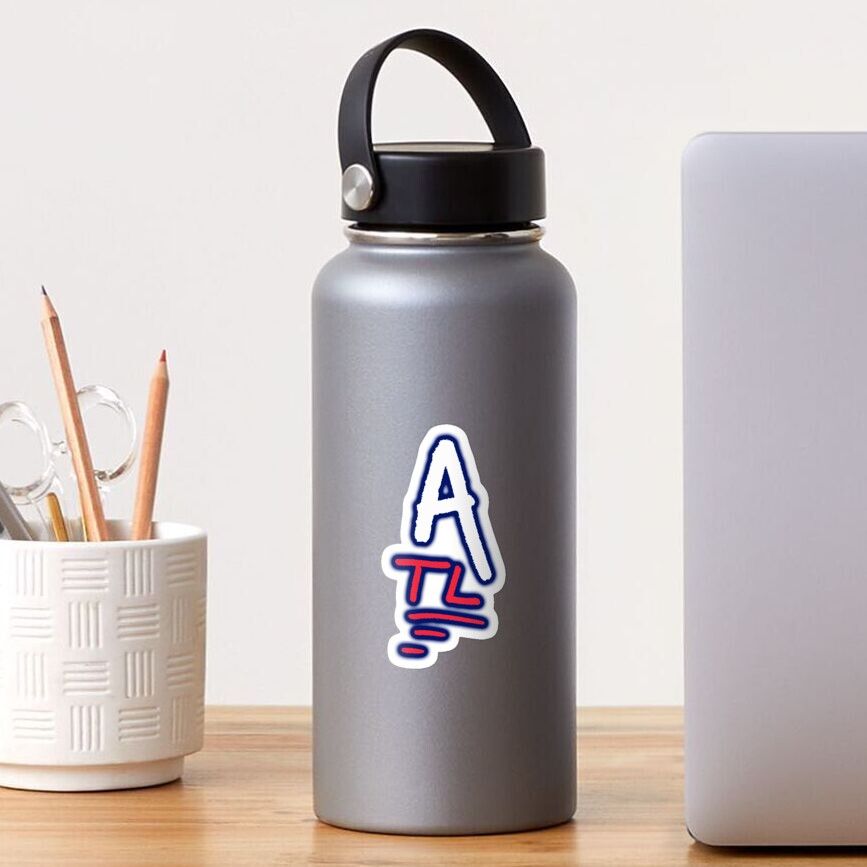 "ATL (Braves Navy)" Sticker for Sale by LockedUp | Redbubble
