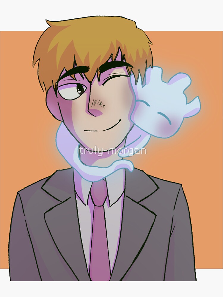 "MP100 | Spirit Mob and Reigen" Sticker for Sale by truly-morgan ...