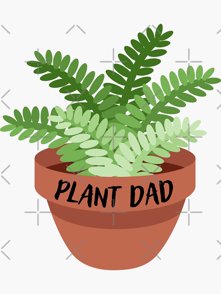 "Plant Dad" Sticker for Sale by Ami-Ami | Redbubble