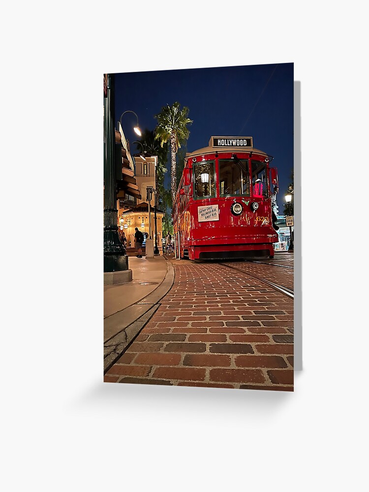 "Red Car Trolley" Greeting Card for Sale by RyanRubell | Redbubble