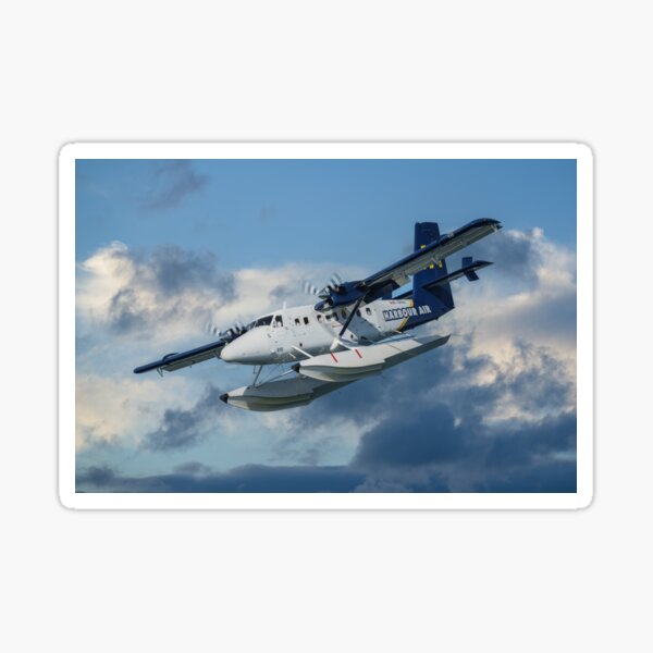 "Seaplane in the Sky" Sticker for Sale by rawshutterbug | Redbubble